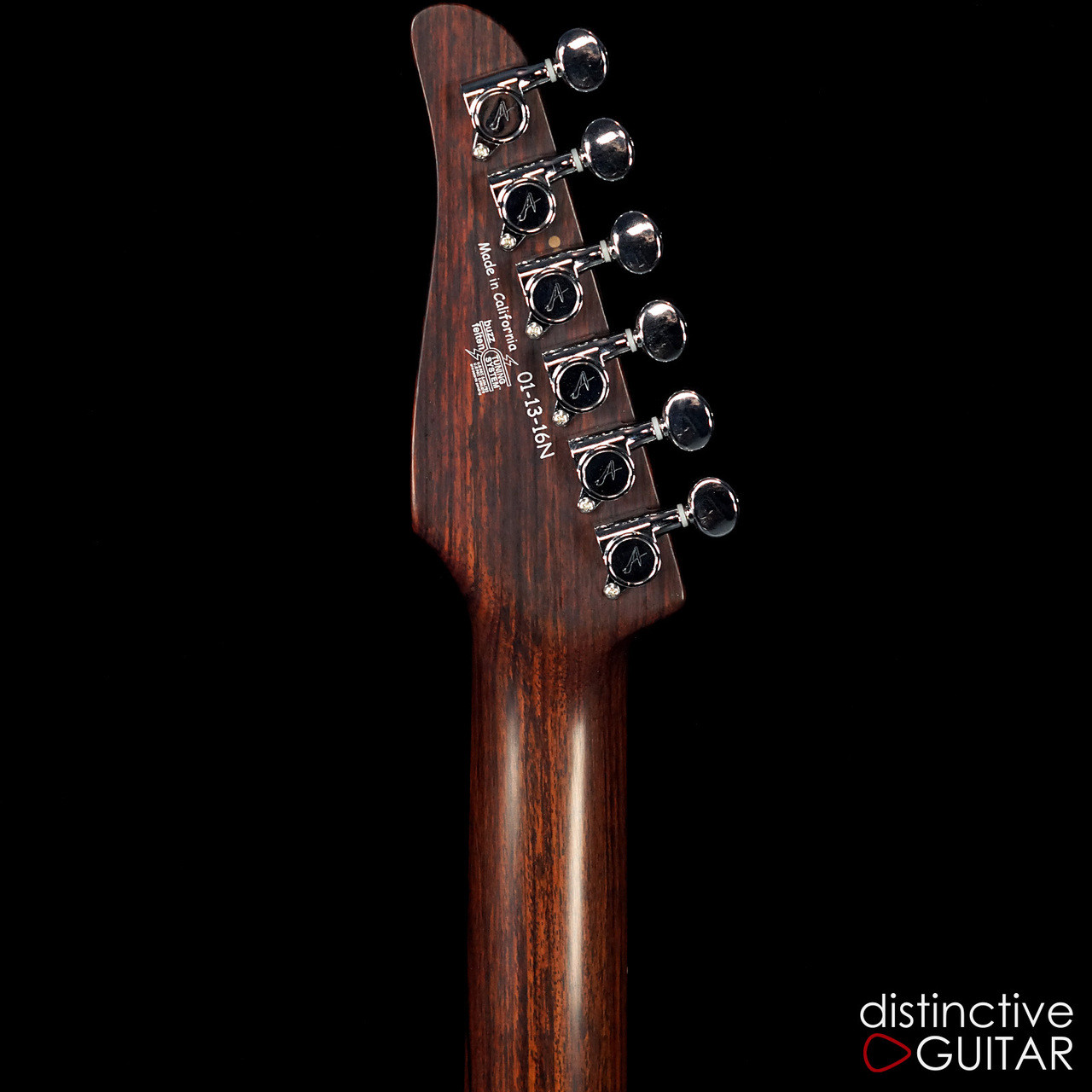 Tom Anderson Drop T Classic Shorty Black Shaded Edge Koa