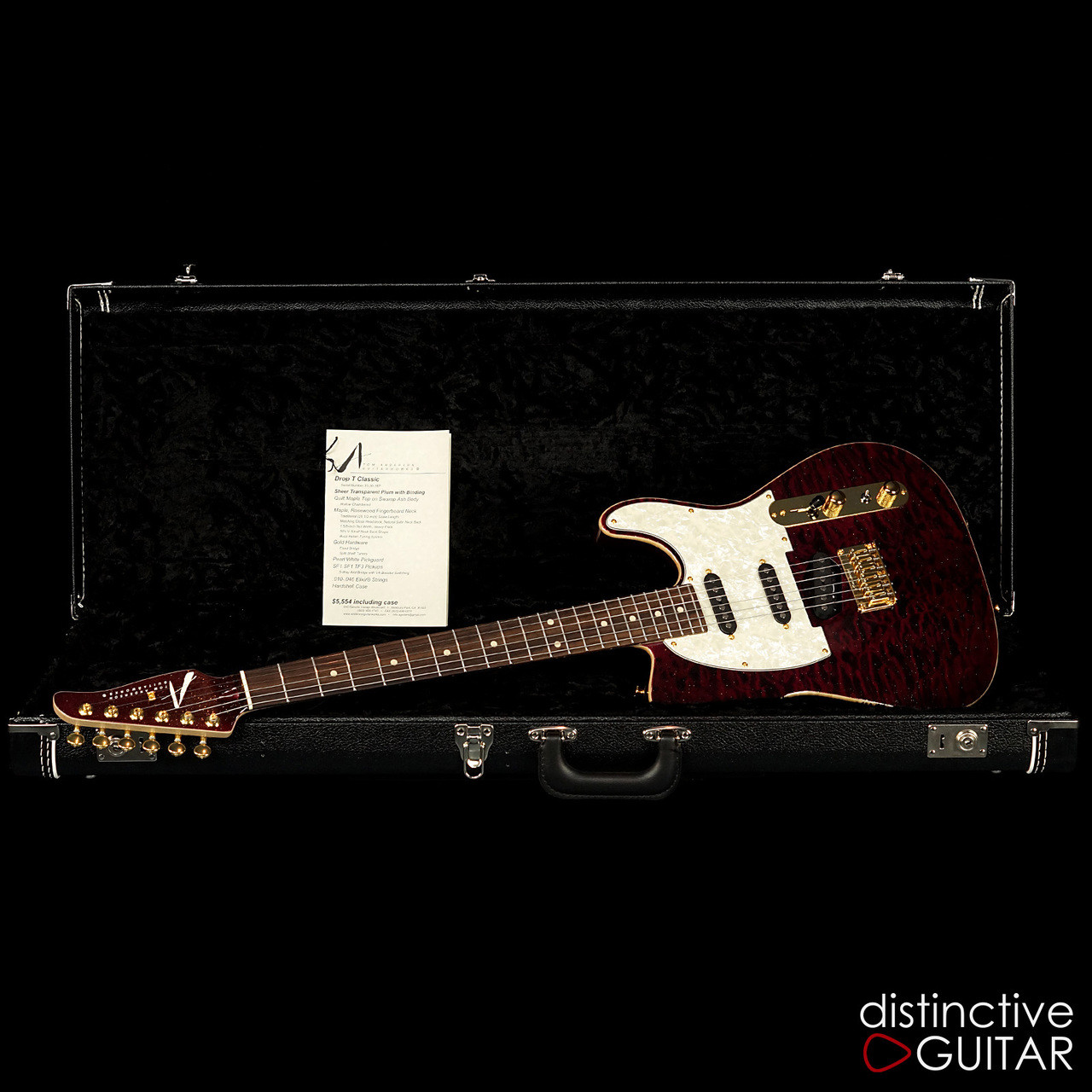 Tom Anderson Drop T Classic Sheer Trans Plum