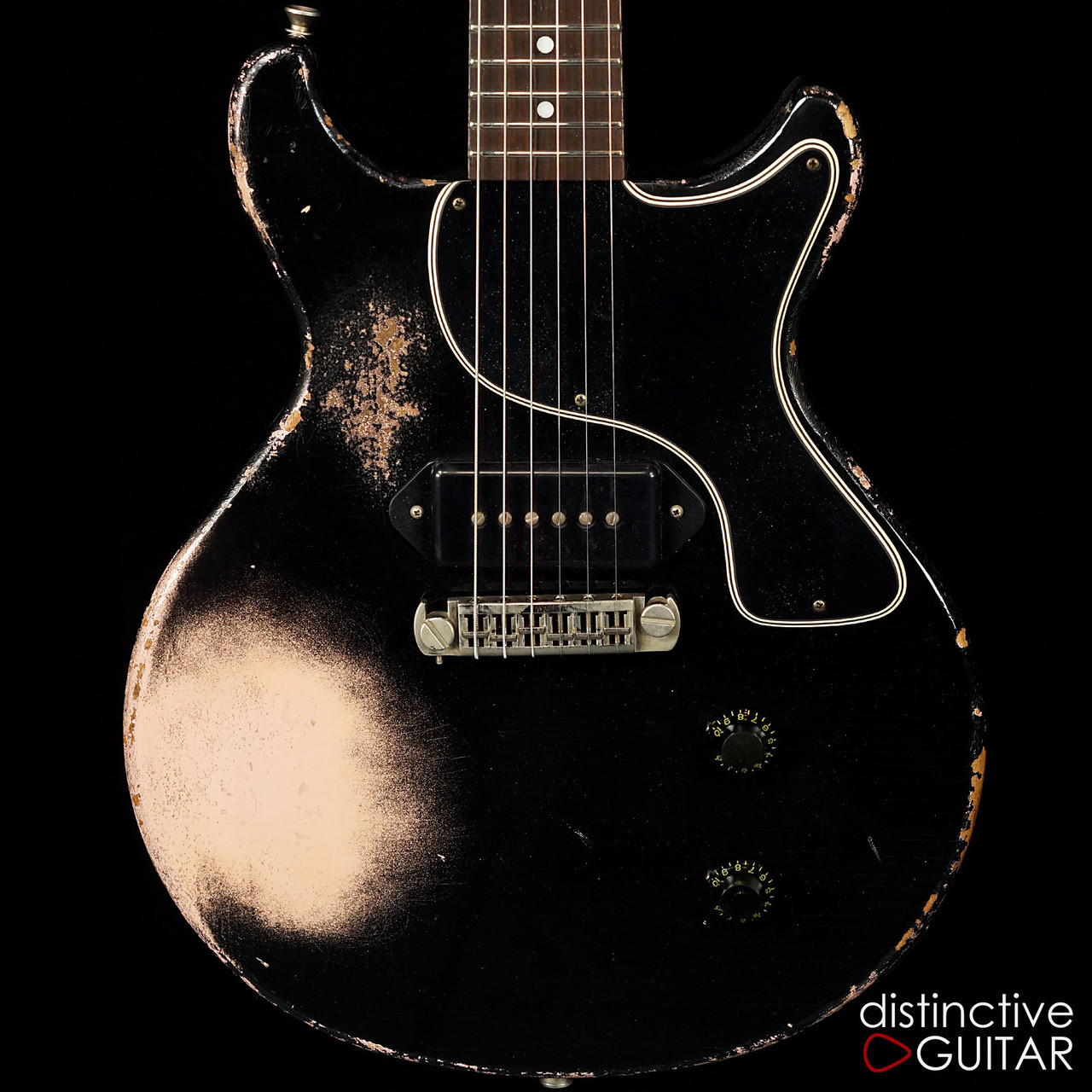 Rock N Roll Relics Thunders Doublecut Black Over Shell Pink