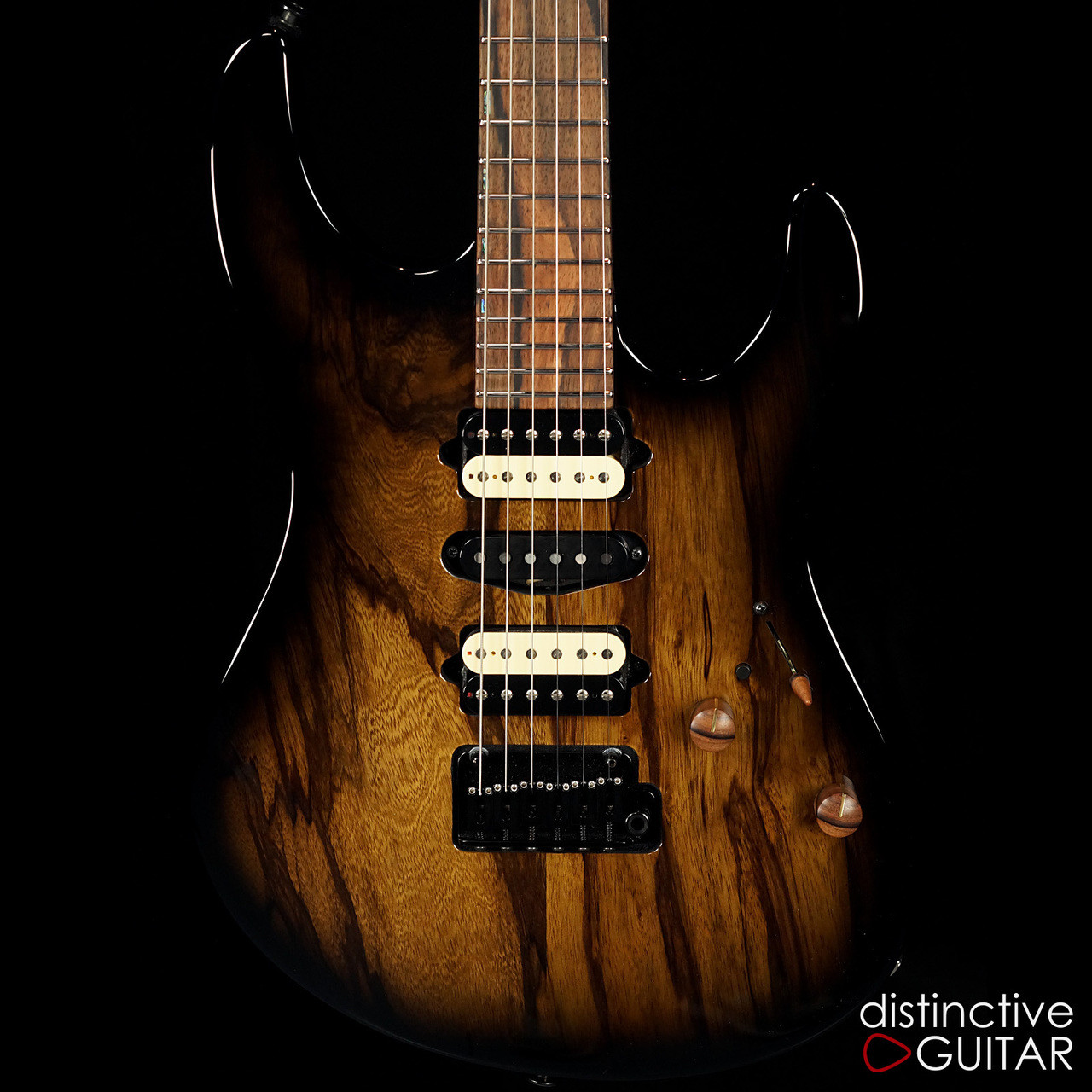 Suhr Modern Custom Black Limba Black Burst JS7C4Y