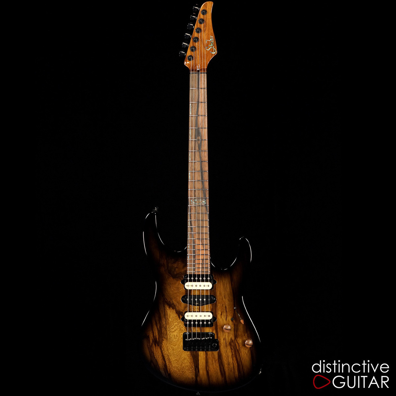 Suhr Modern Custom Black Limba Black Burst JS7C4Y