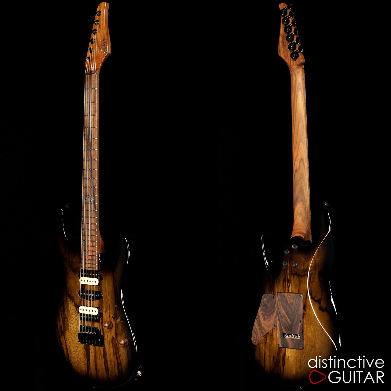 Suhr Modern Custom Black Limba Black Burst JS7C4Y