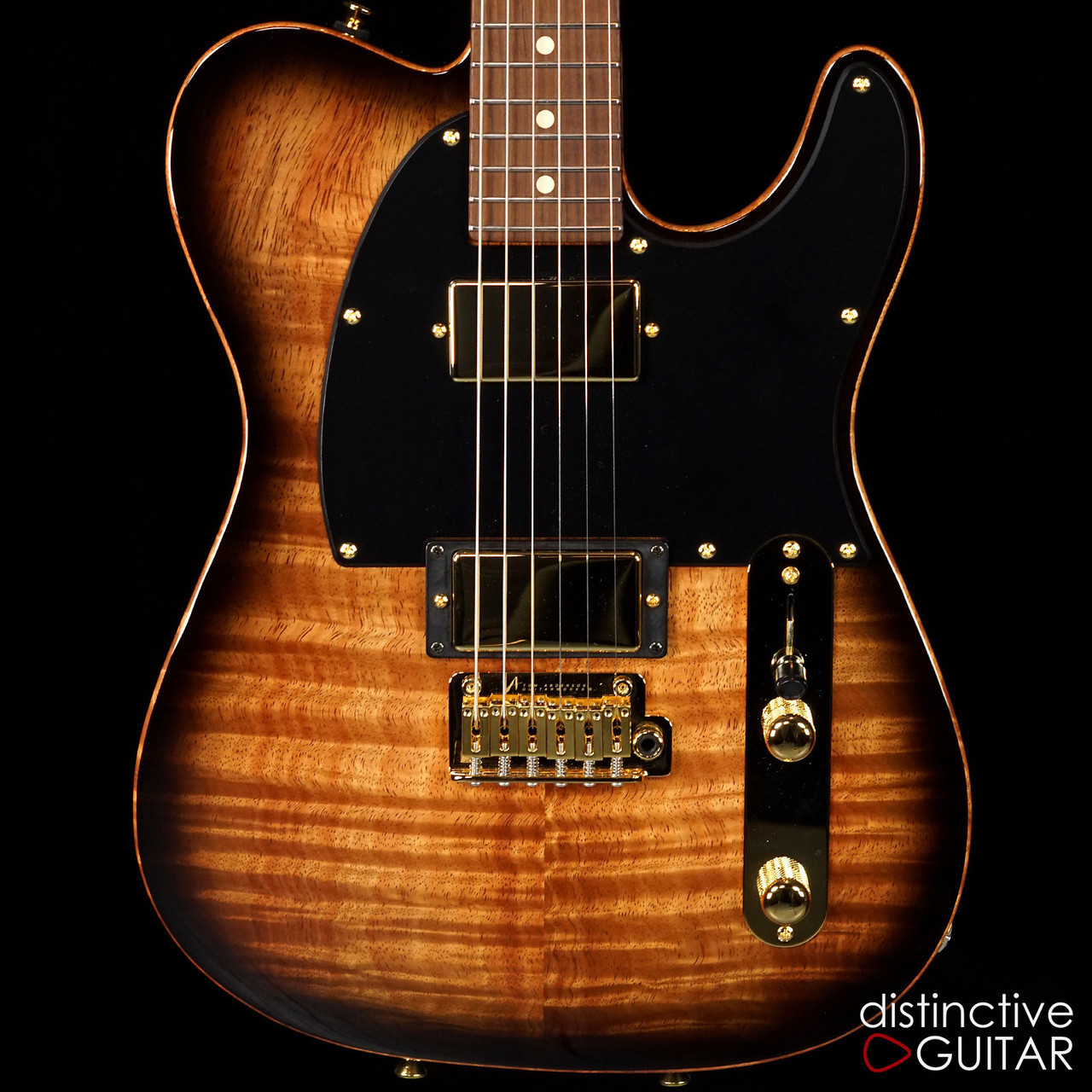 Tom Anderson Drop T Classic Shorty Koa Black Shaded Edge