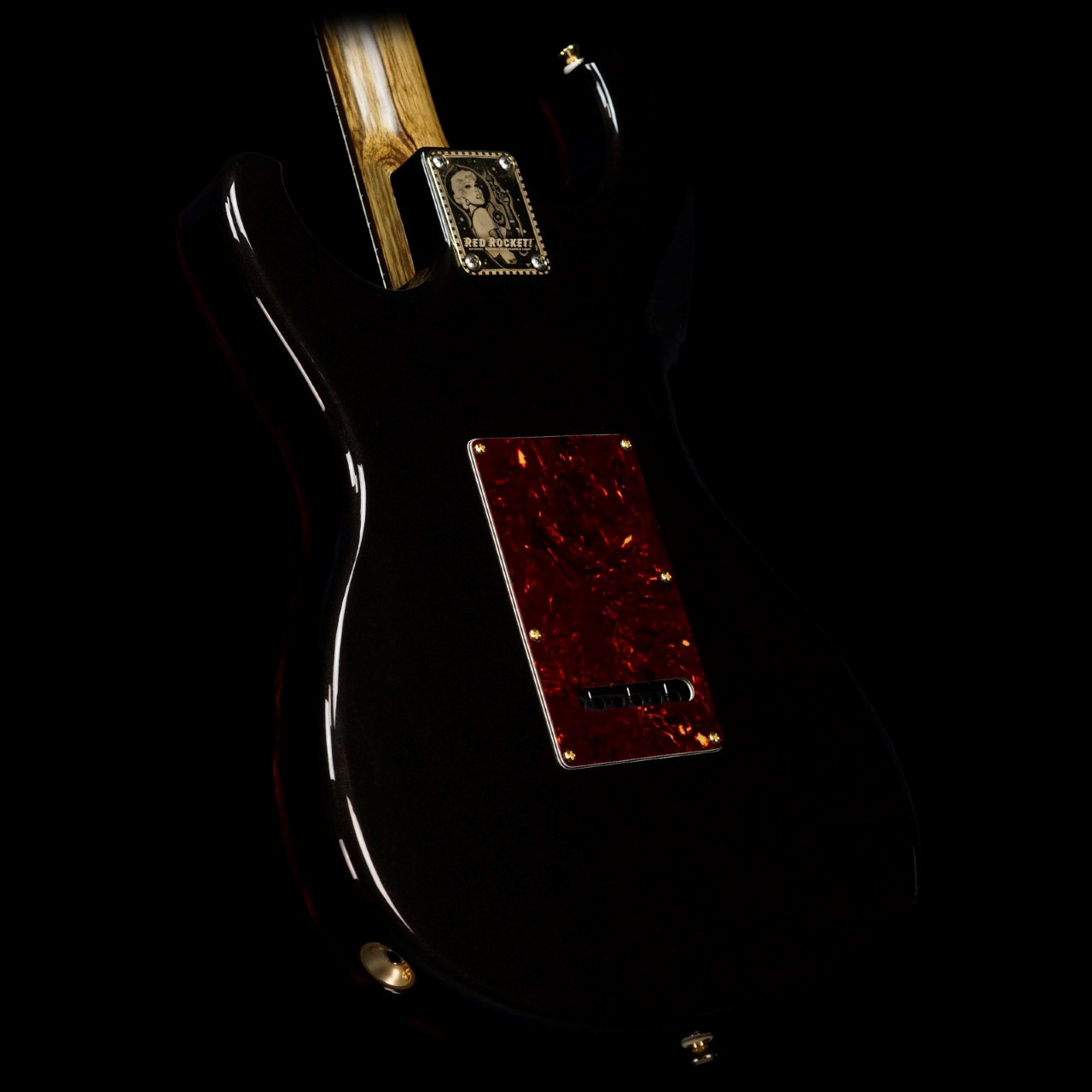 Red Rocket StyleSonic Stratocaster Black Space Gold