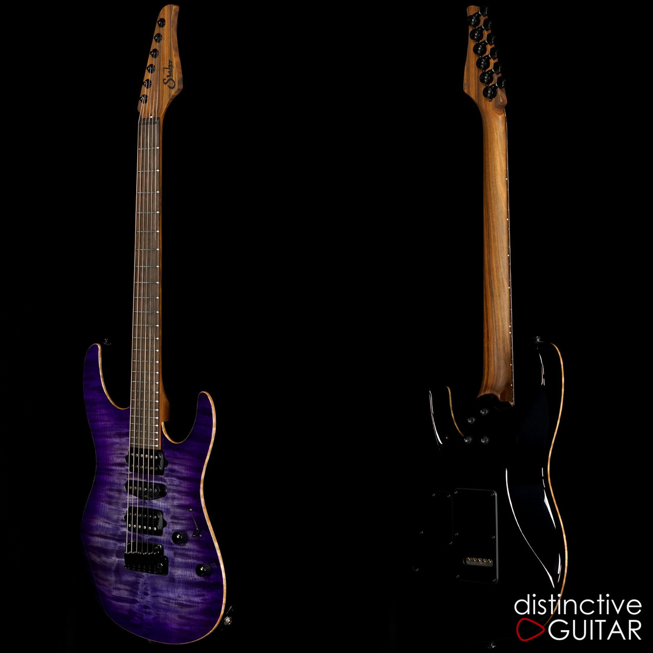 Suhr Modern Trans Purple Burst Select Quilt Top JS1L7J