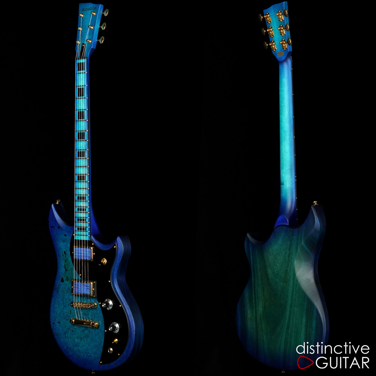 Dunable Cyclops Trans Blue Burl Top