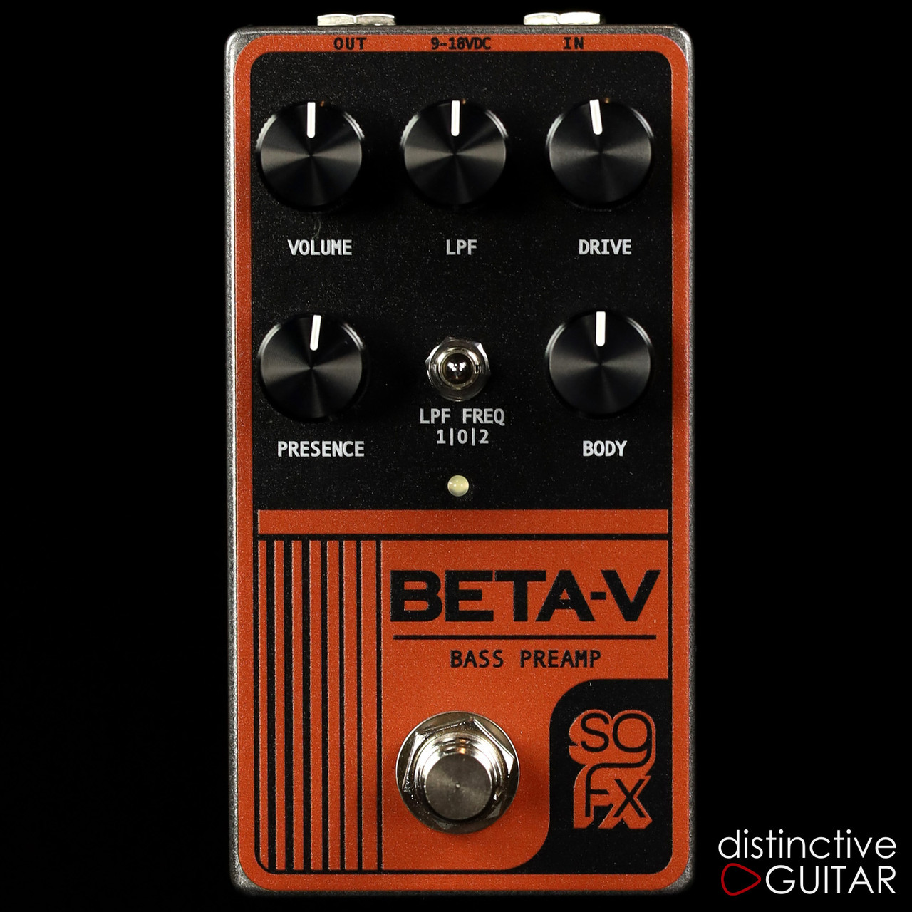 SolidGoldFX Beta V Bass Preamp and Overdrive