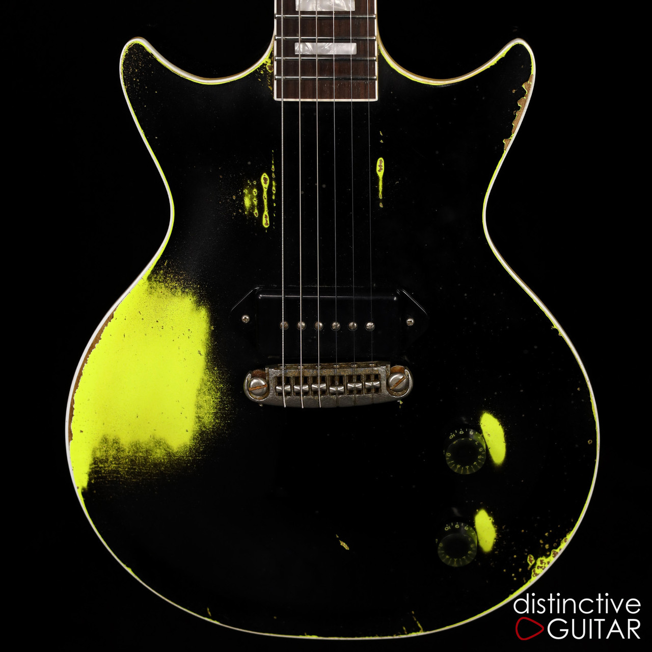 Rock N Roll Relics Starfighter Custom Black over Neon Yellow