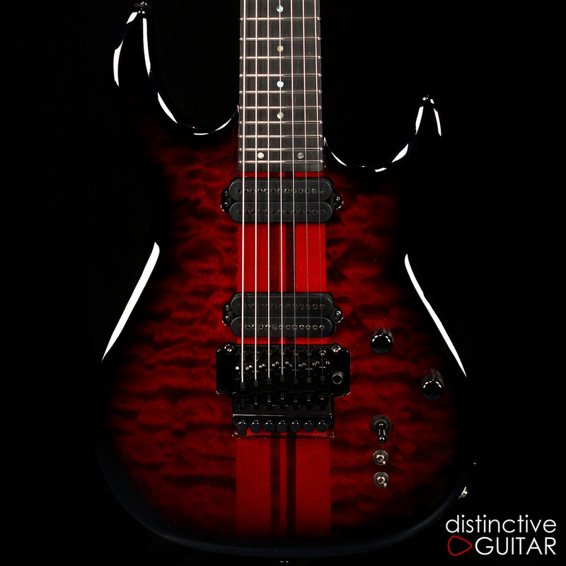 Carvin DC727 7 String Deep Black Cherry Burst
