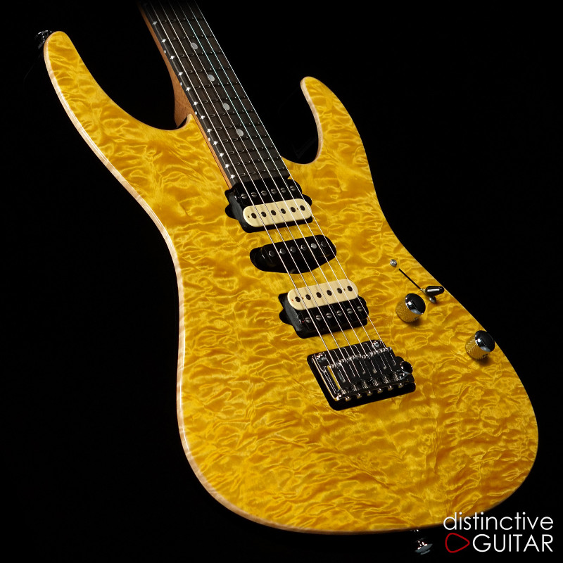 Suhr Modern Trans Lemon Yellow Select Quilt Top JS6R4A