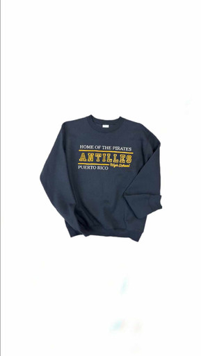 SWEATSHIRT NEGRO ADULTO F260AA-AHS - UNIFORMS OUTLET INC.