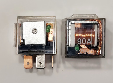 40 AMP Relay with LED & Fuse- Clear Cover