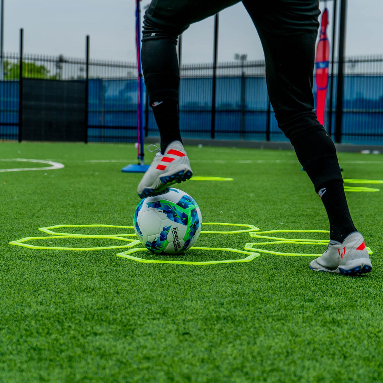 Octagonal Rings | Order Octagon Shape Cones for Soccer Online - Soccer ...