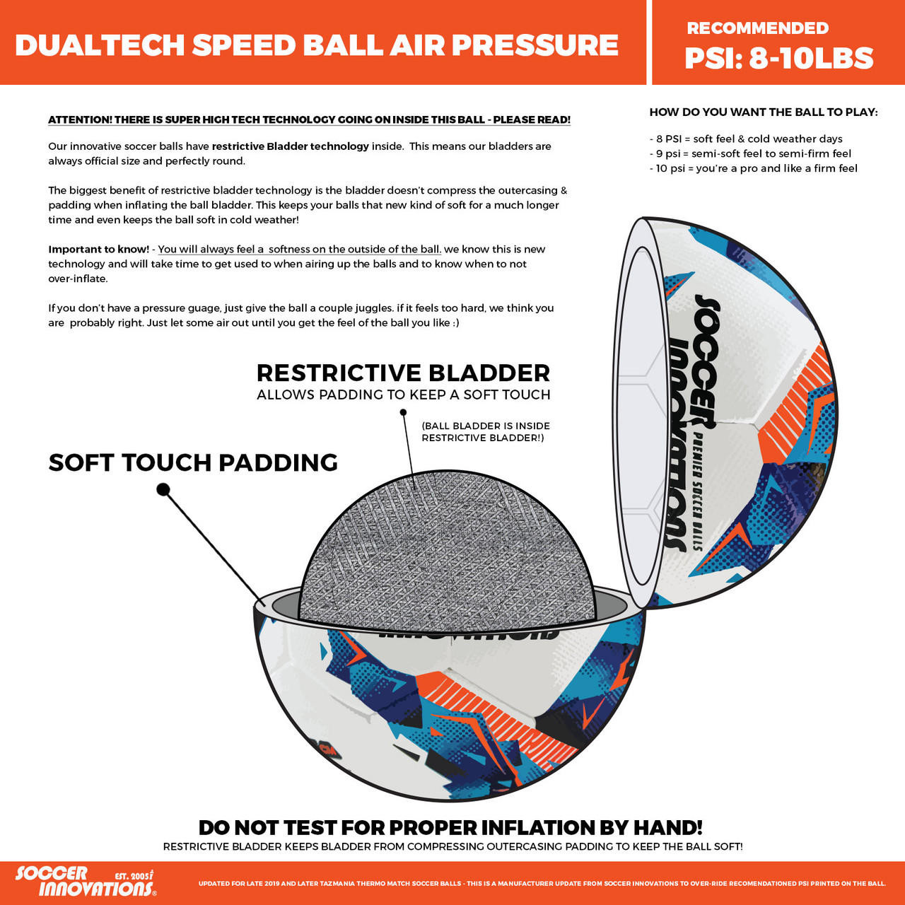 DualTech Hybrid Speed Soccer Ball | Soccer Equipment Bags & Soccer Balls