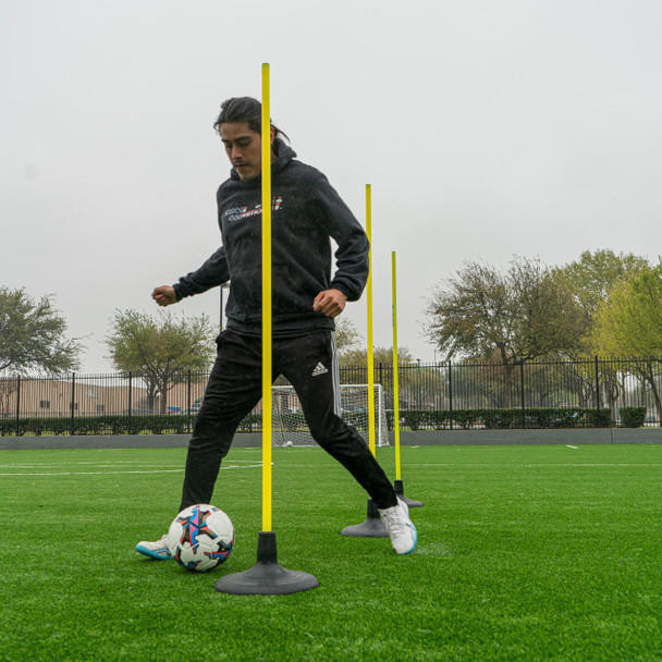 3-in-1 Pro Training Speed & Agility Pole for Grass & Turf - Soccer ...