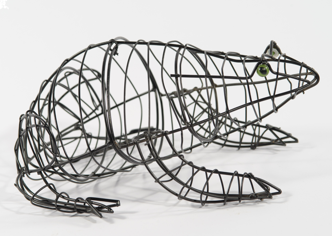 Frog Small Mossed & Planted Topiary Frame