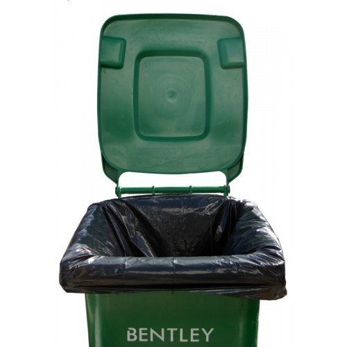Large black rubbish bags store
