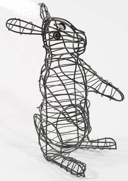 Rabbit Standing Large Topiary Frame - Gardening Delights