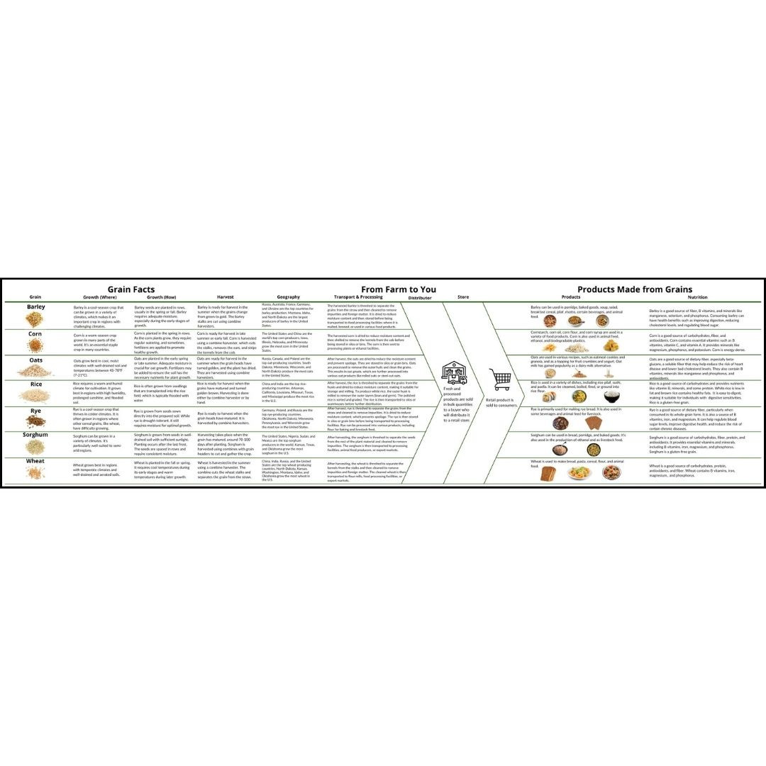 Grains Flowchart - AgClassroomStore at USU