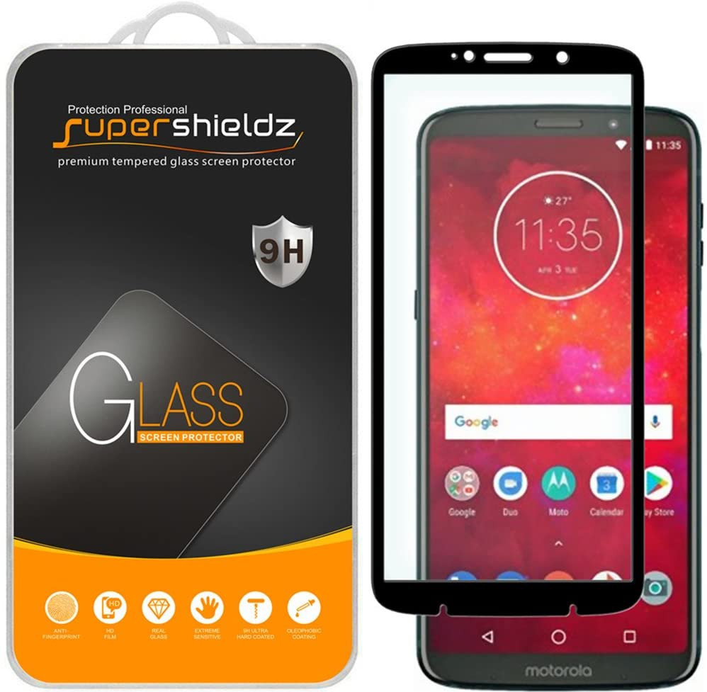 [2-Pack] Supershieldz for Motorola Moto Z3 Play/Moto Z3 [Full Screen ...
