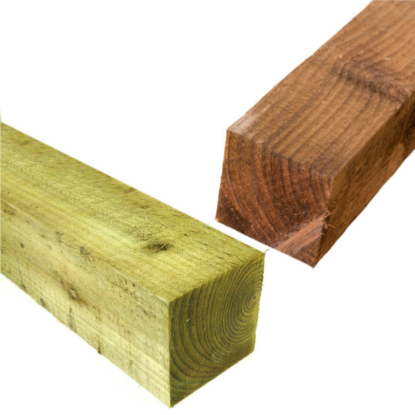 Fencing - Posts & Gravel Boards - Timber Posts - Listers Timber