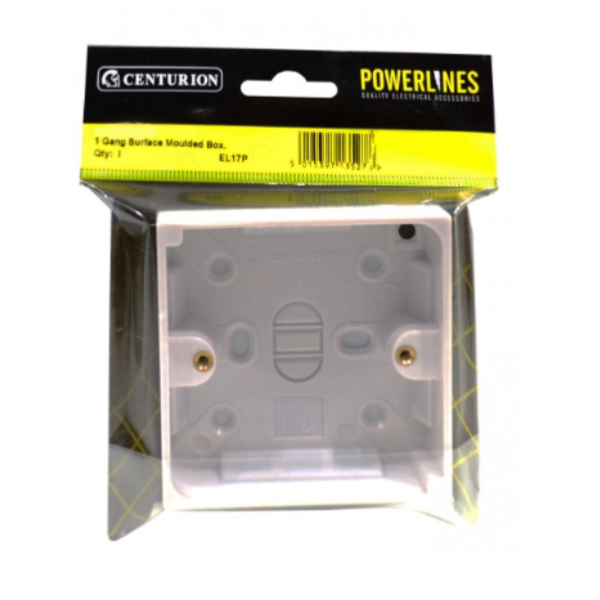 1 GANG 25MM DEEP SURFACE MOUNTED BOX - Listers Timber