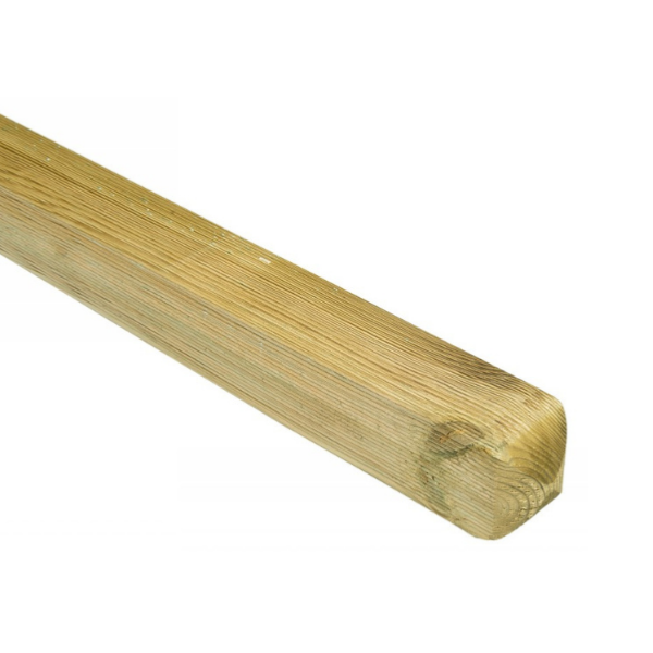 Fencing - Posts & Gravel Boards - Reeded Timber Posts - Listers Timber