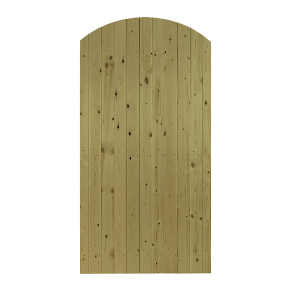 TANNALISED ARCHED TOP T & G GATE - Listers Timber