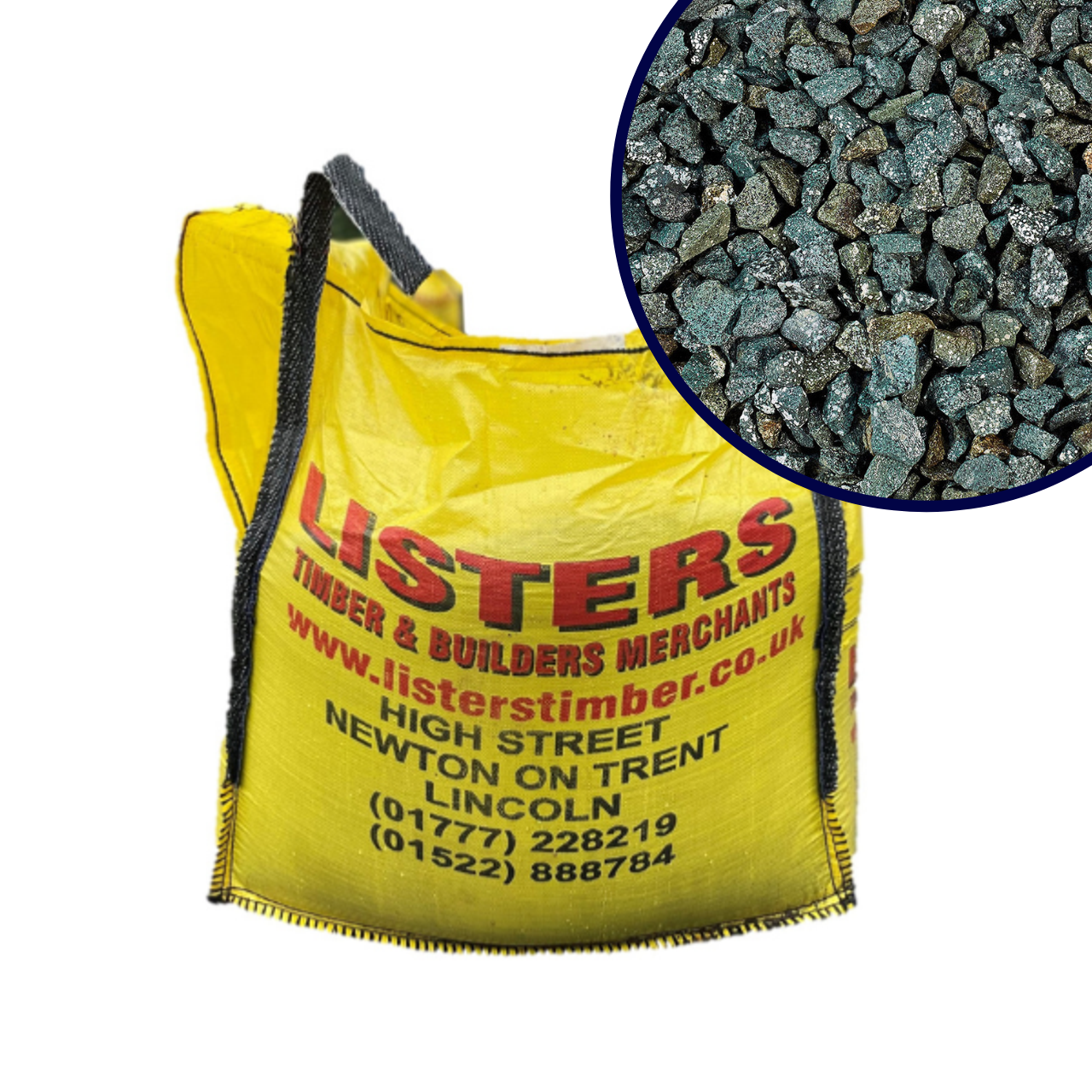 Decorative Aggregates - Green Granite - Listers Timber