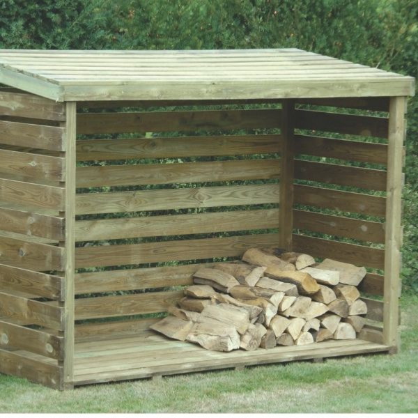 LOG STORE 2.0M X 0.9M WITHOUT DOORS - Listers Timber