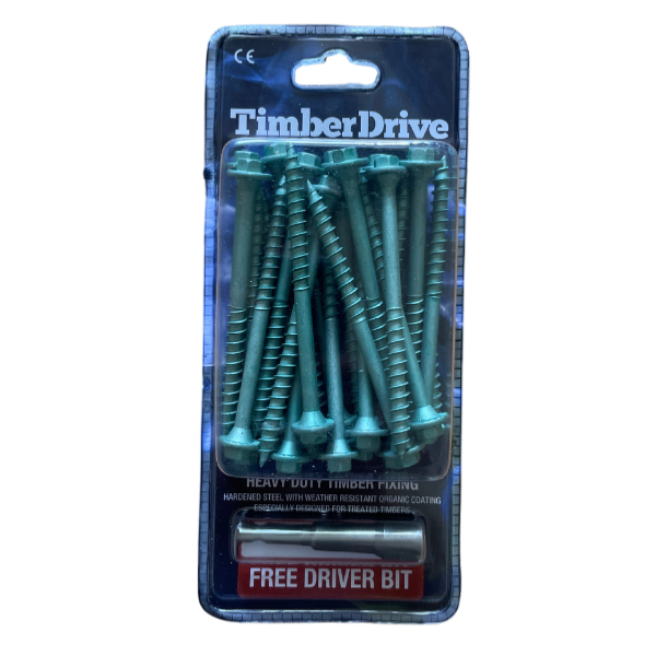 7mm X 100mm TIMBER DRIVE SCREWS PACK - Listers Timber