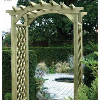 ELITE OMEGA TOP GARDEN ARCH - Listers Timber