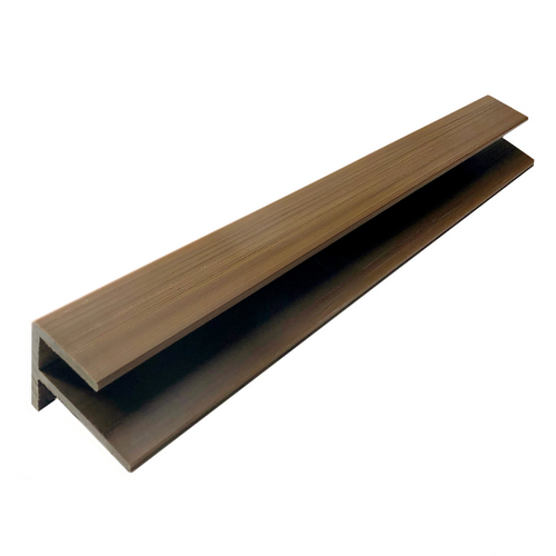 COMPOSITE HD CLADDING END TRIM F-SHAPED 3.6MTR - Listers Timber