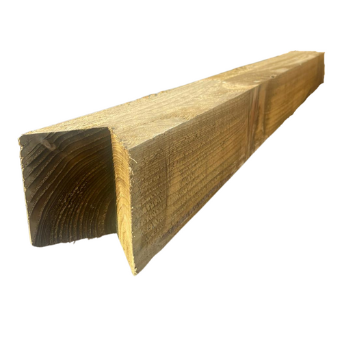 1.2MTR 100 X 100 KNEE RAIL POSTS - Listers Timber