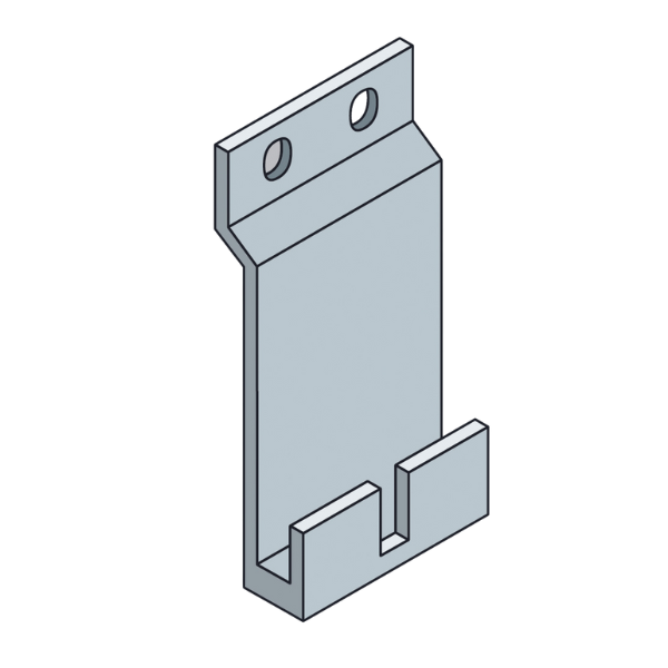 COMPOSITE HD CLADDING STARTER CLIP - Listers Timber