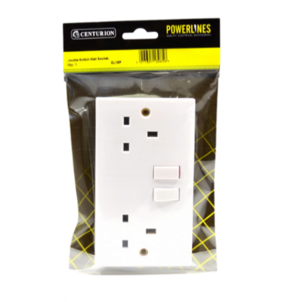 13 AMP 2 GANG SWITCHED WALL SOCKET - Listers Timber