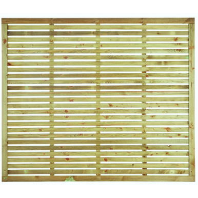 SLATTED PANEL 1.8MTR X 1.5MTR - Listers Timber