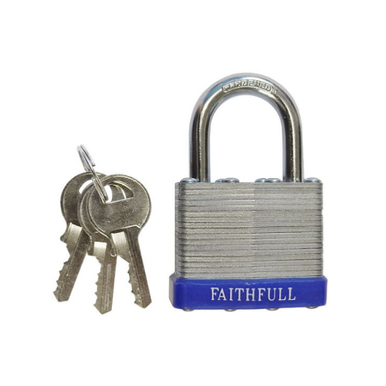 50MM STEEL PADLOCK - Listers Timber
