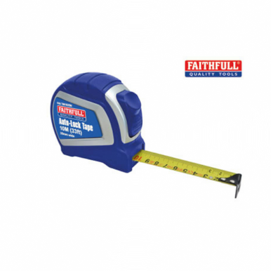 FAITHFULL 10MTR TAPE MEASURE - Listers Timber