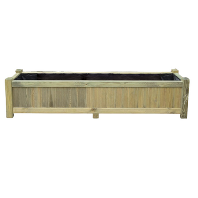 LONG RECTANGULAR PLANTER - Listers Timber