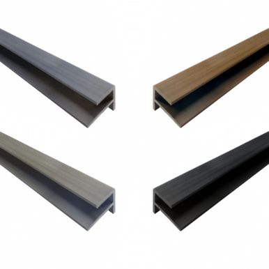 COMPOSITE HD CLADDING END TRIM F-SHAPED 3.6MTR - Listers Timber