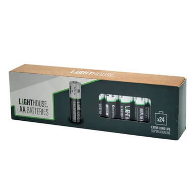L/HOUSE BATTERIES BULK PACK - AA (24)