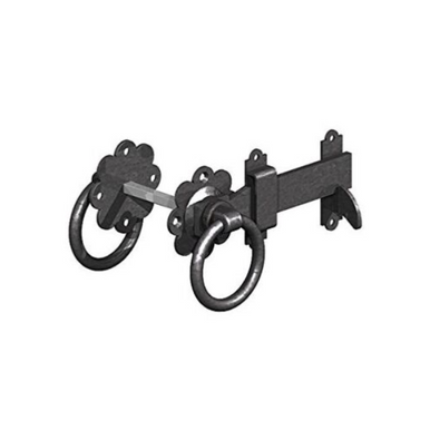 GATEMATE PLAIN RING LATCH BLACK - Listers Timber