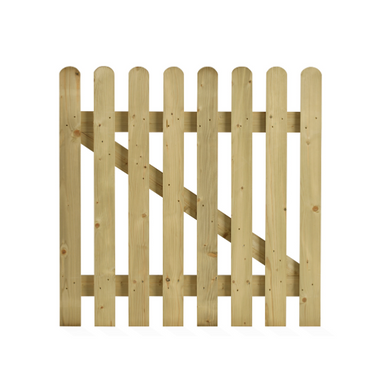 PLANED PICKET GATE 0.9MTR HIGH - Listers Timber