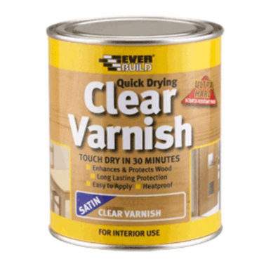 RUSTINS OUTDOOR CLEAR VARNISH 1 LITRE - Listers Timber