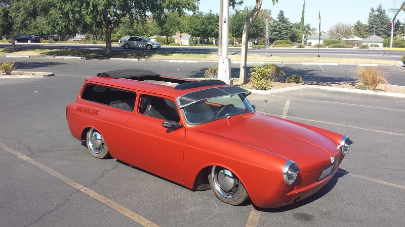 35" X 65" Folding Sliding Rag Top "VW Squareback"