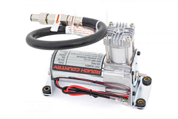 Onboard Air Bag Compressor Kit w/ Gauge Panel