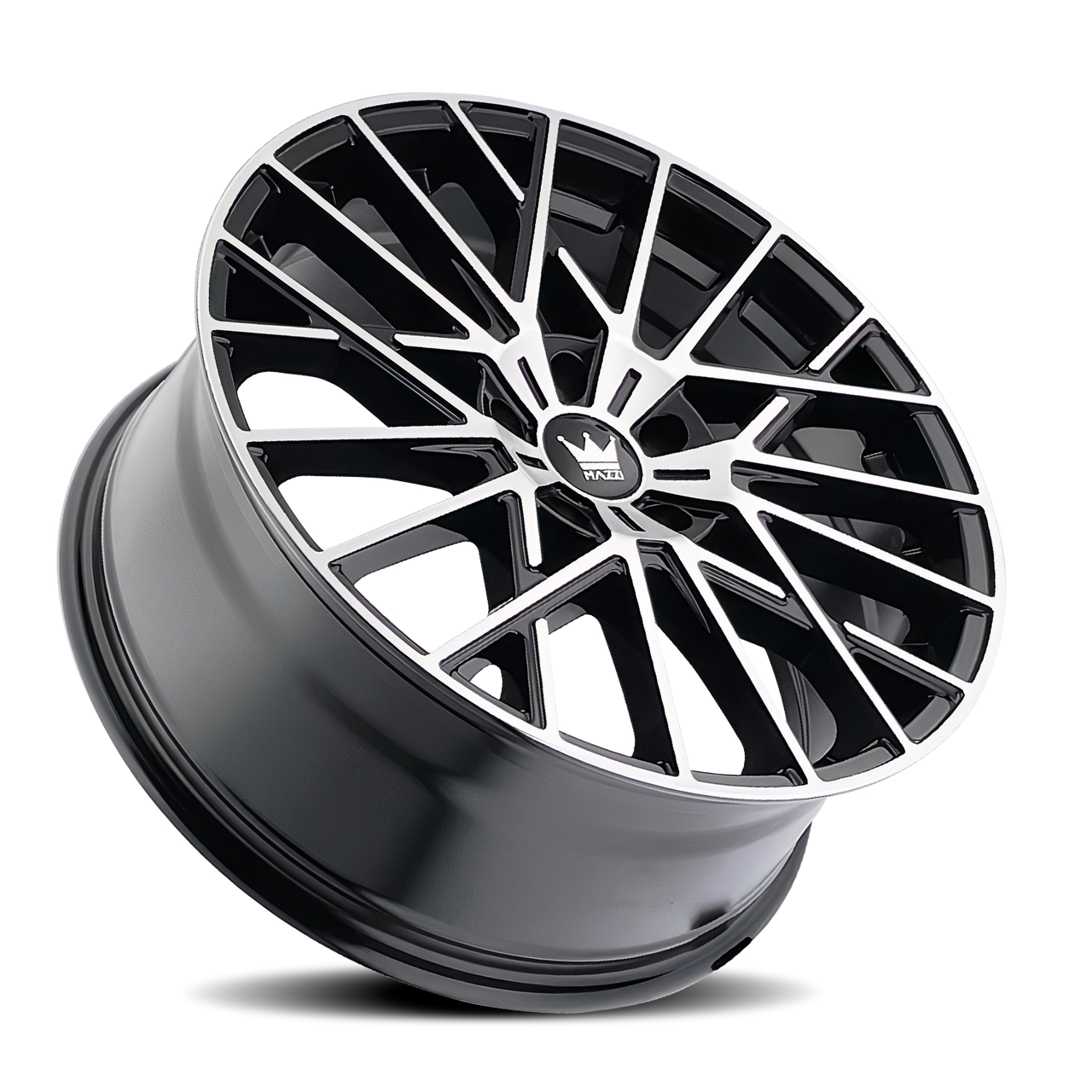 Mazzi 378 Jinx Black/Machined 18x8 5x108 40mm 63.5mm