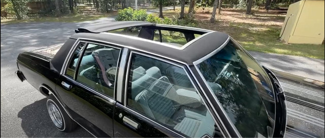 45" x 50" Folding Sliding Rag Top- 1977-1990 Chevy/Olds/Pontiac/Buick ...