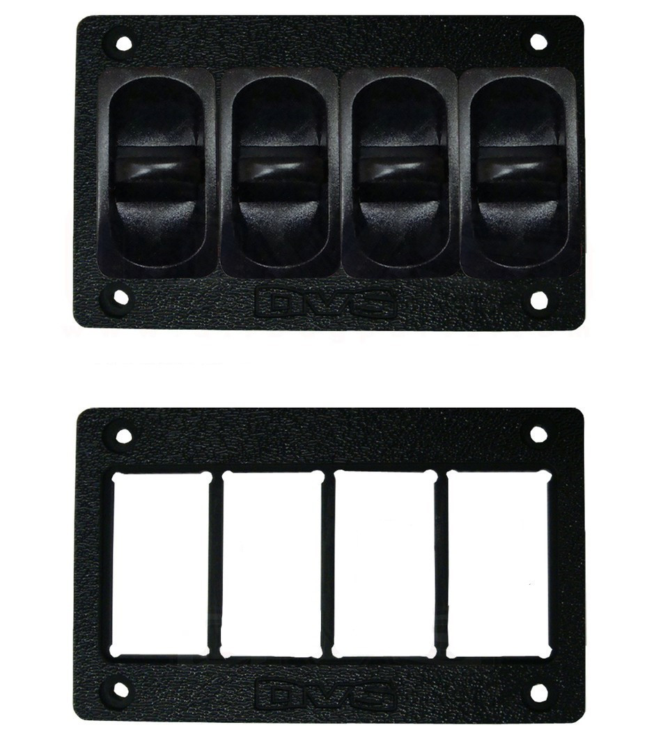 AVS Gauge Panel with 4 Pneumatic Switch Cutouts